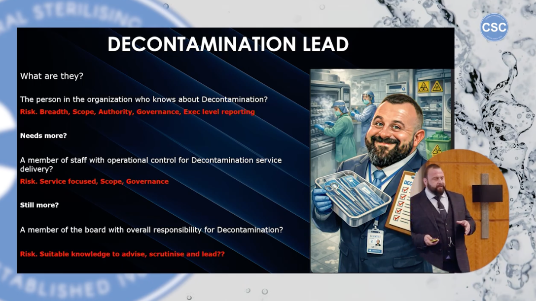 Annual Scientific Meeting 2026 - Hazards for a Decontamination Lead
